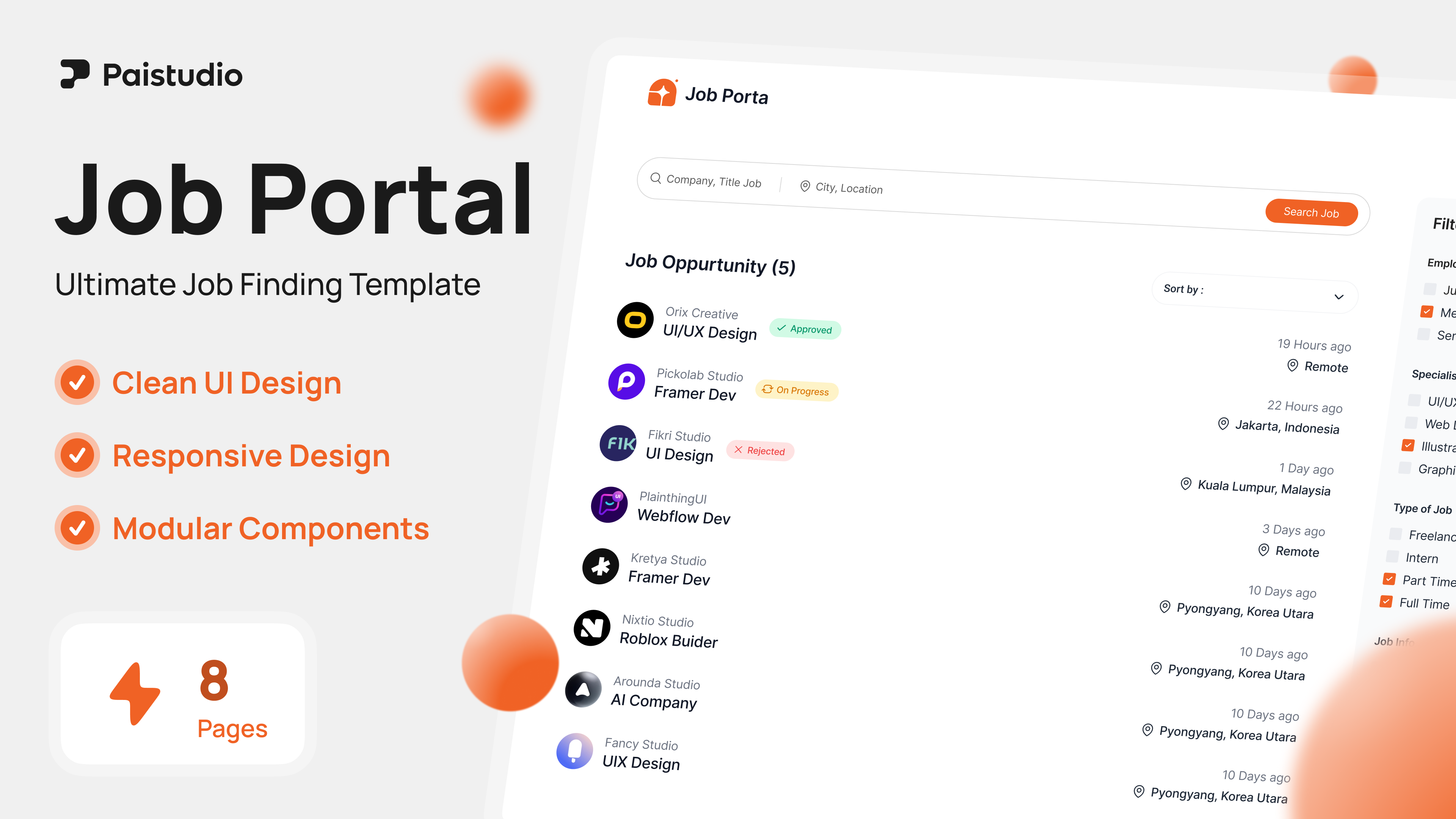 Job Board Platform Template | Bubble